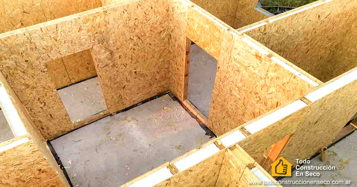 Paneles SIP o Paneles Sandwich OSB - Construcción en Seco